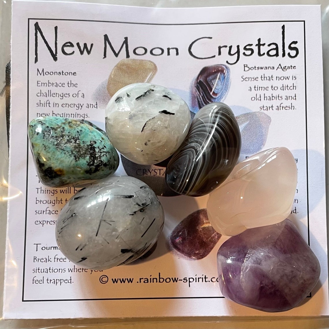 New Moon Crystal Set - Etsy