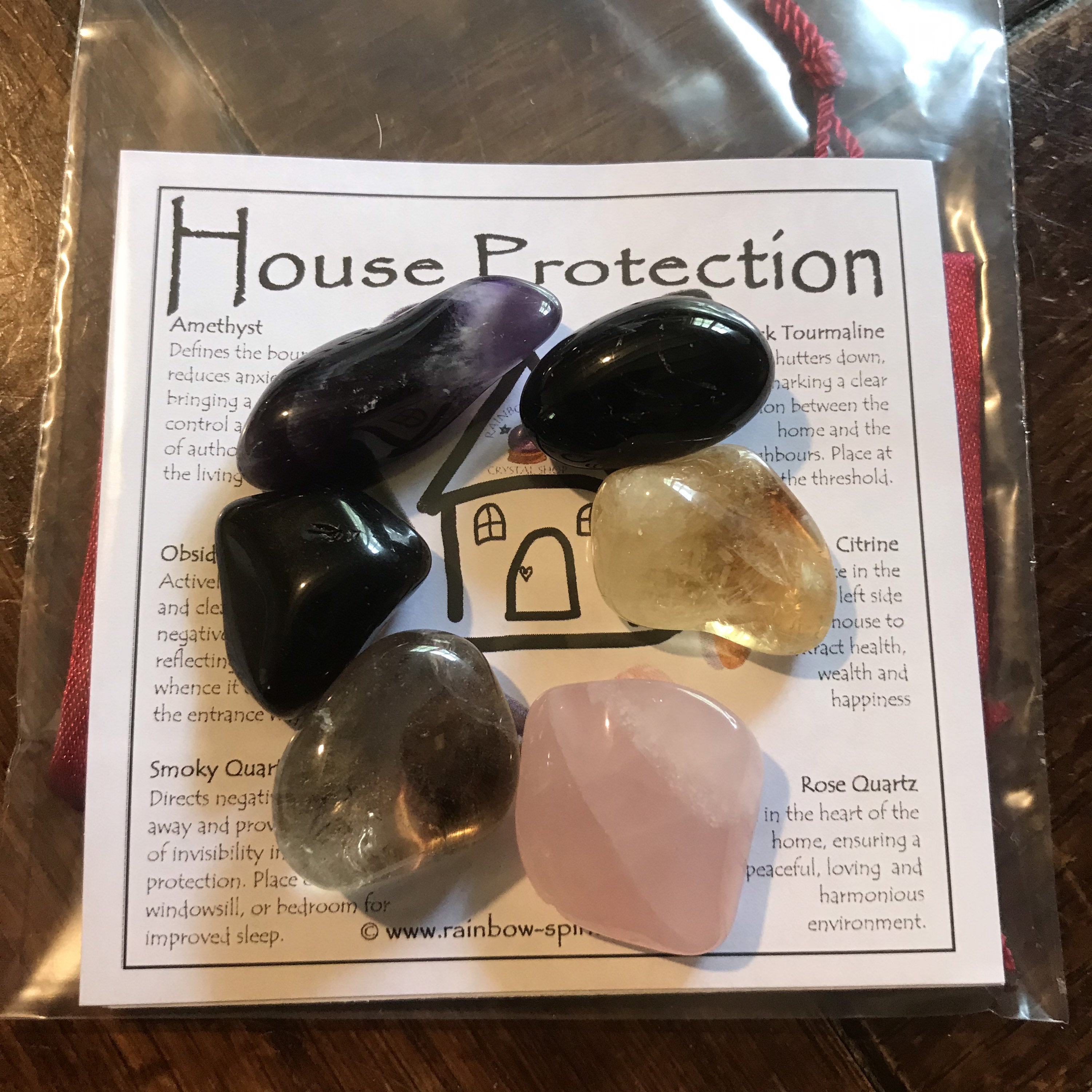 House Home Protection Crystal Set | Etsy