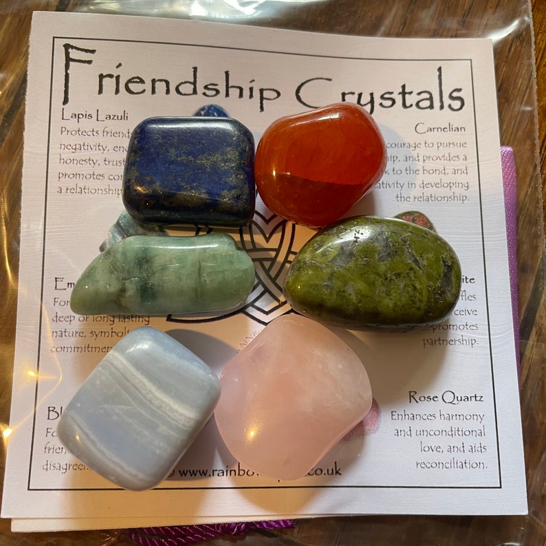 Friendship Crystal Set - Etsy