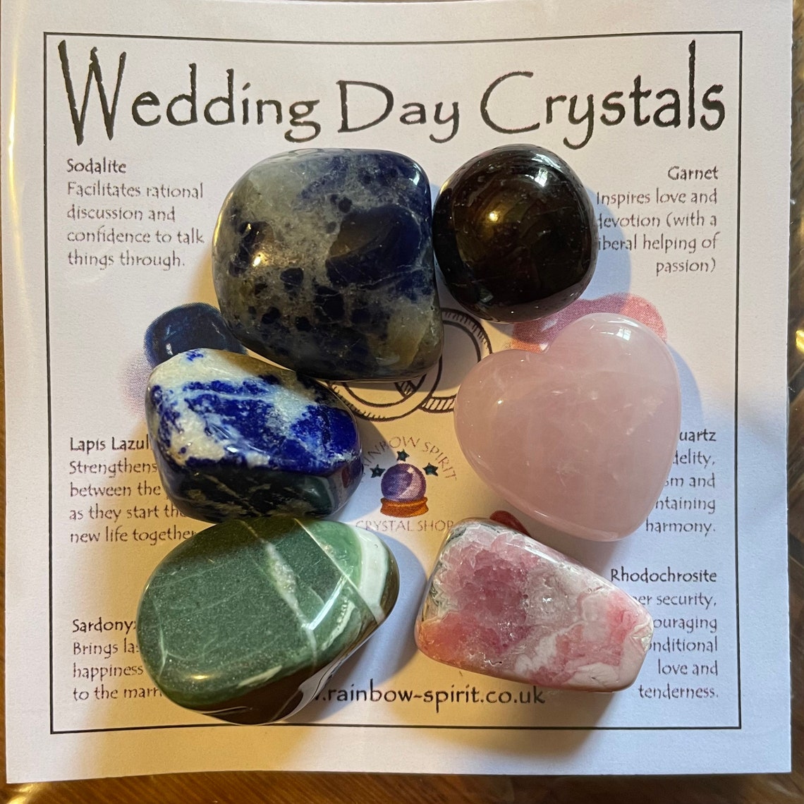 Wedding Day Crystal Set | Etsy