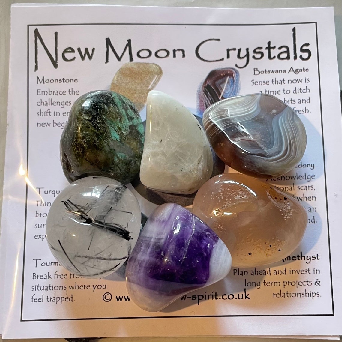 New Moon Crystal Set - Etsy