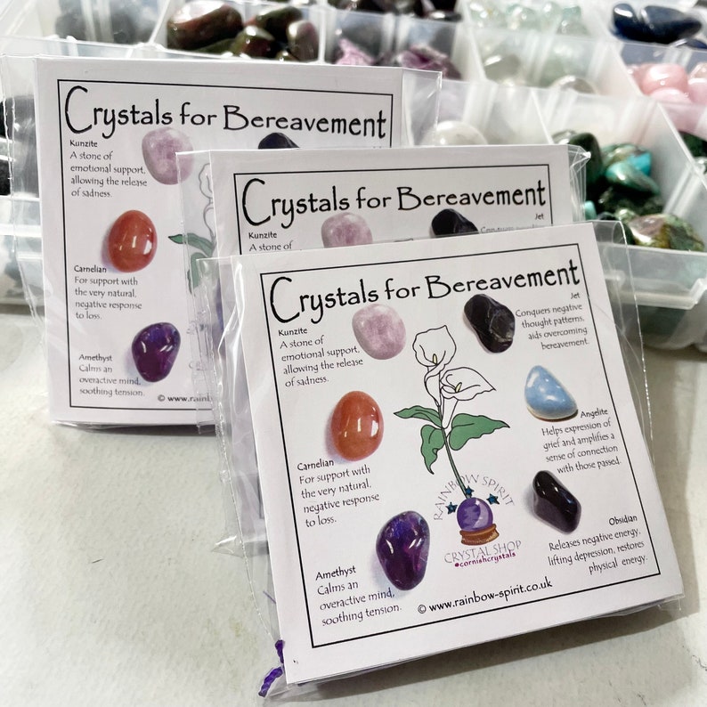 Crystal Set for Bereavement - Etsy
