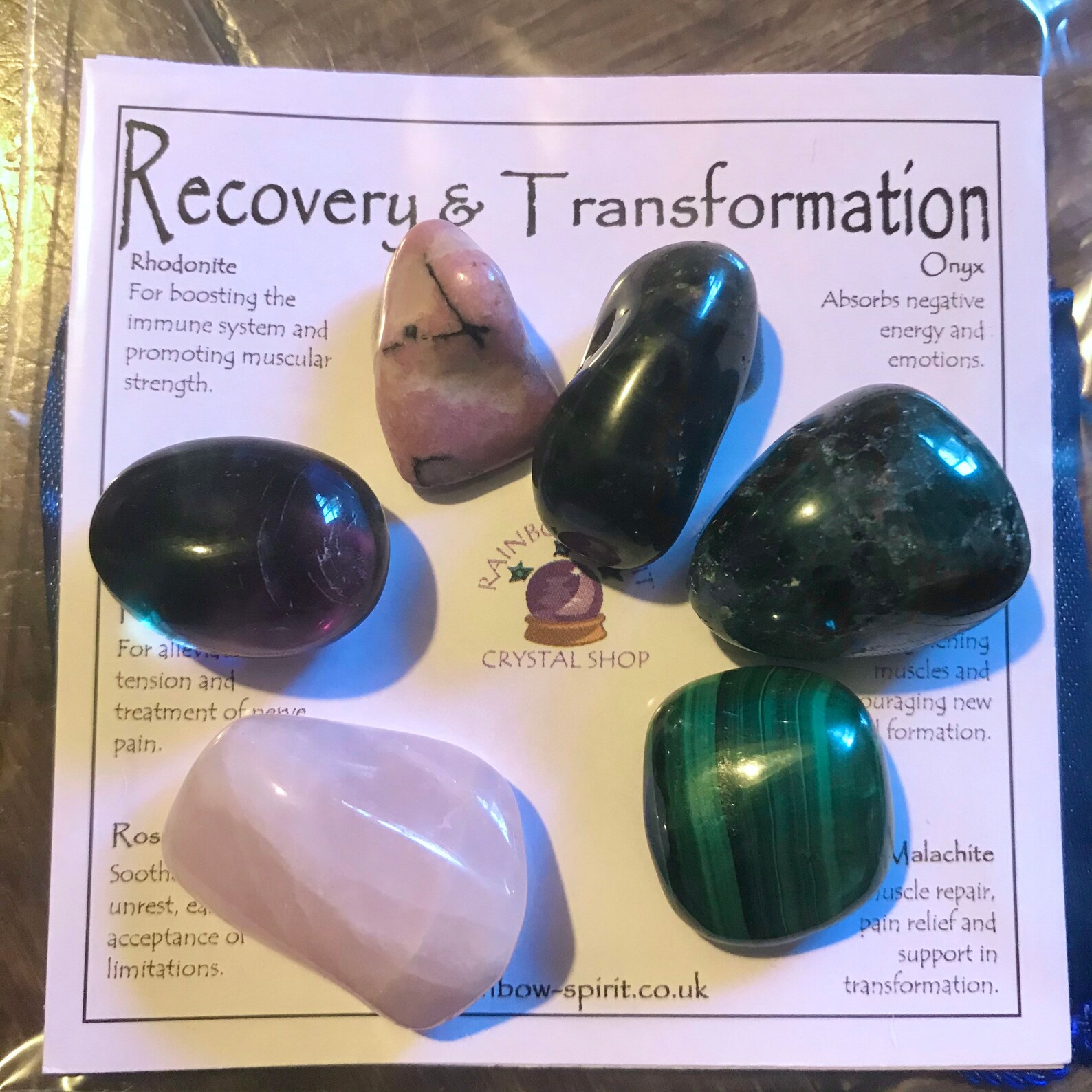 Recovery & Transformation Crystal Set | Etsy UK