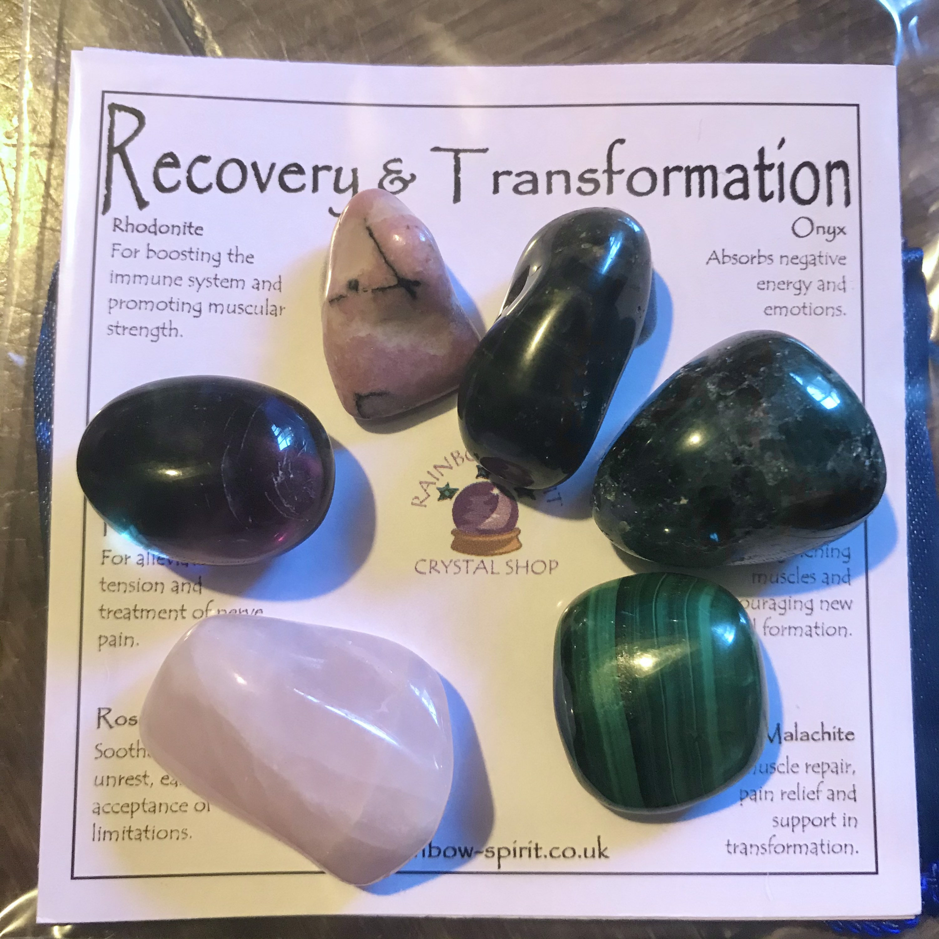 Recovery & Transformation Crystal Set | Etsy UK