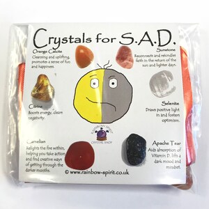 Crystal Set for Seasonal Affective Disorder SAD - Etsy