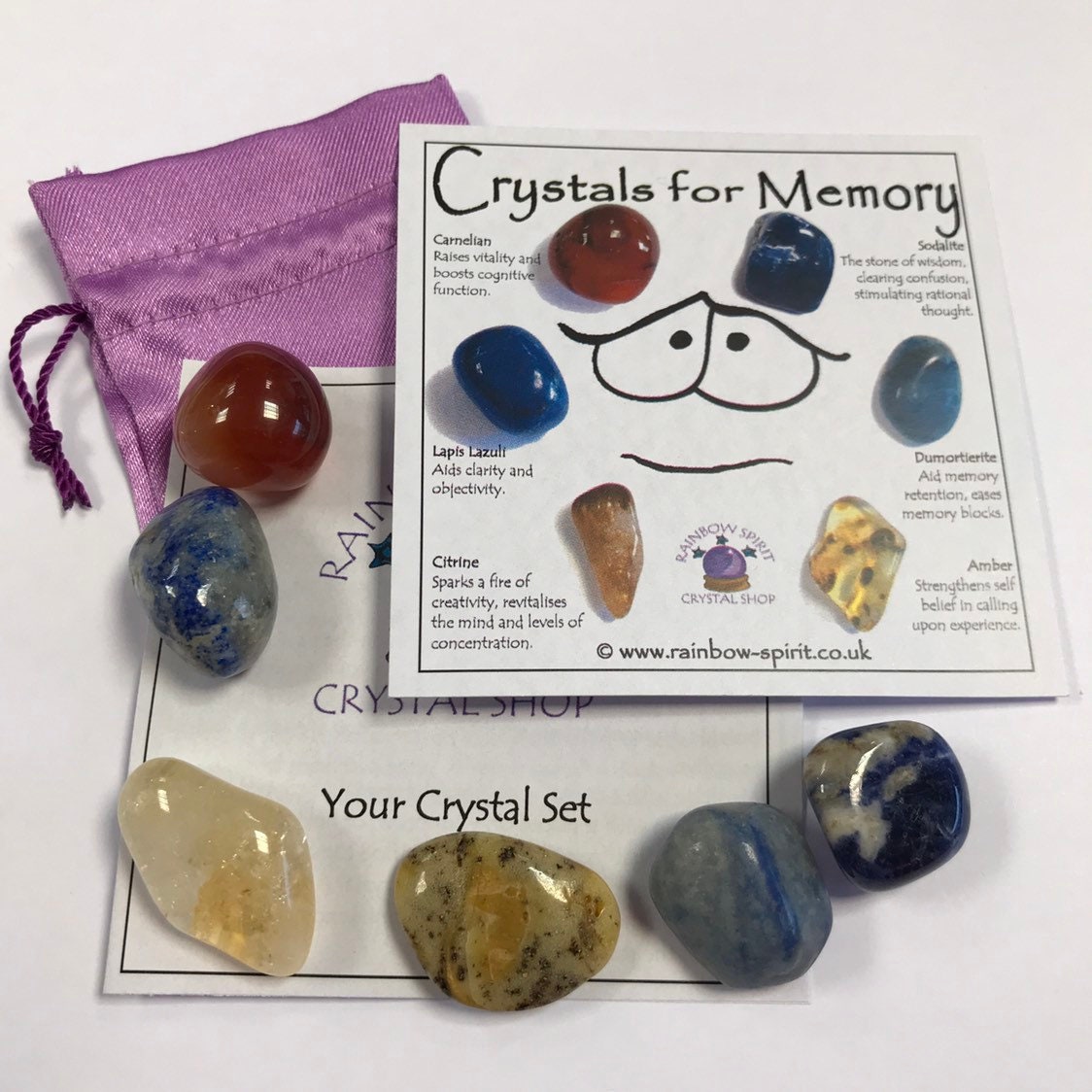 Crystal Set for Memory Support - Etsy
