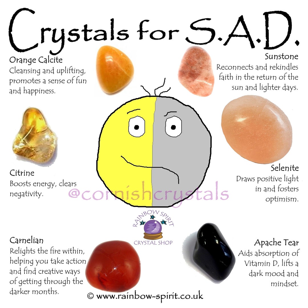 Crystal Set for Seasonal Affective Disorder SAD - Etsy