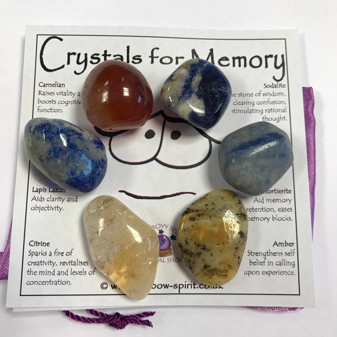 Crystal Set for Memory Support - Etsy