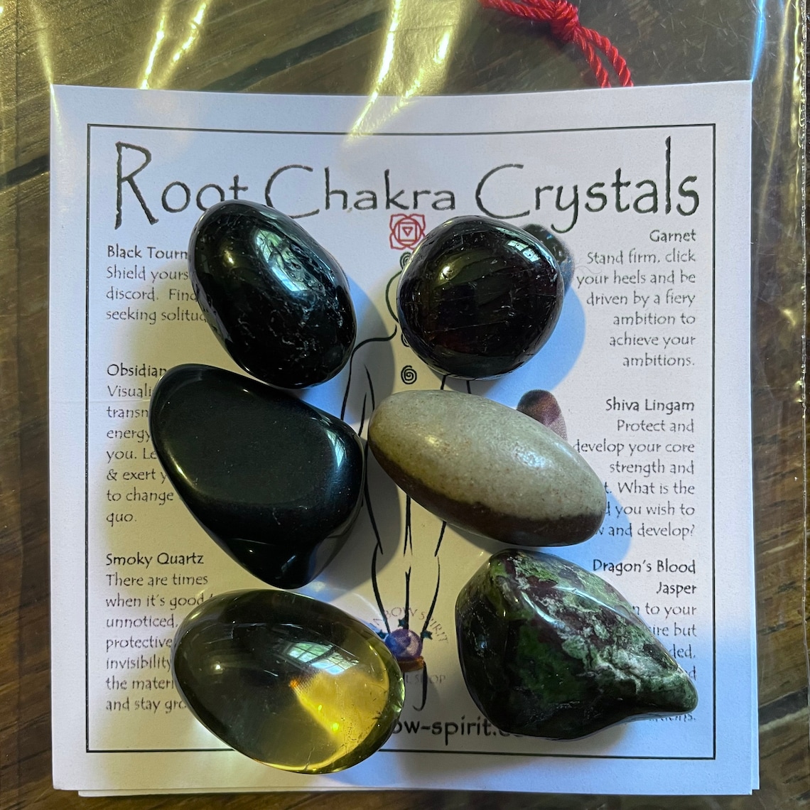 Root Chakra Crystal Set | Etsy