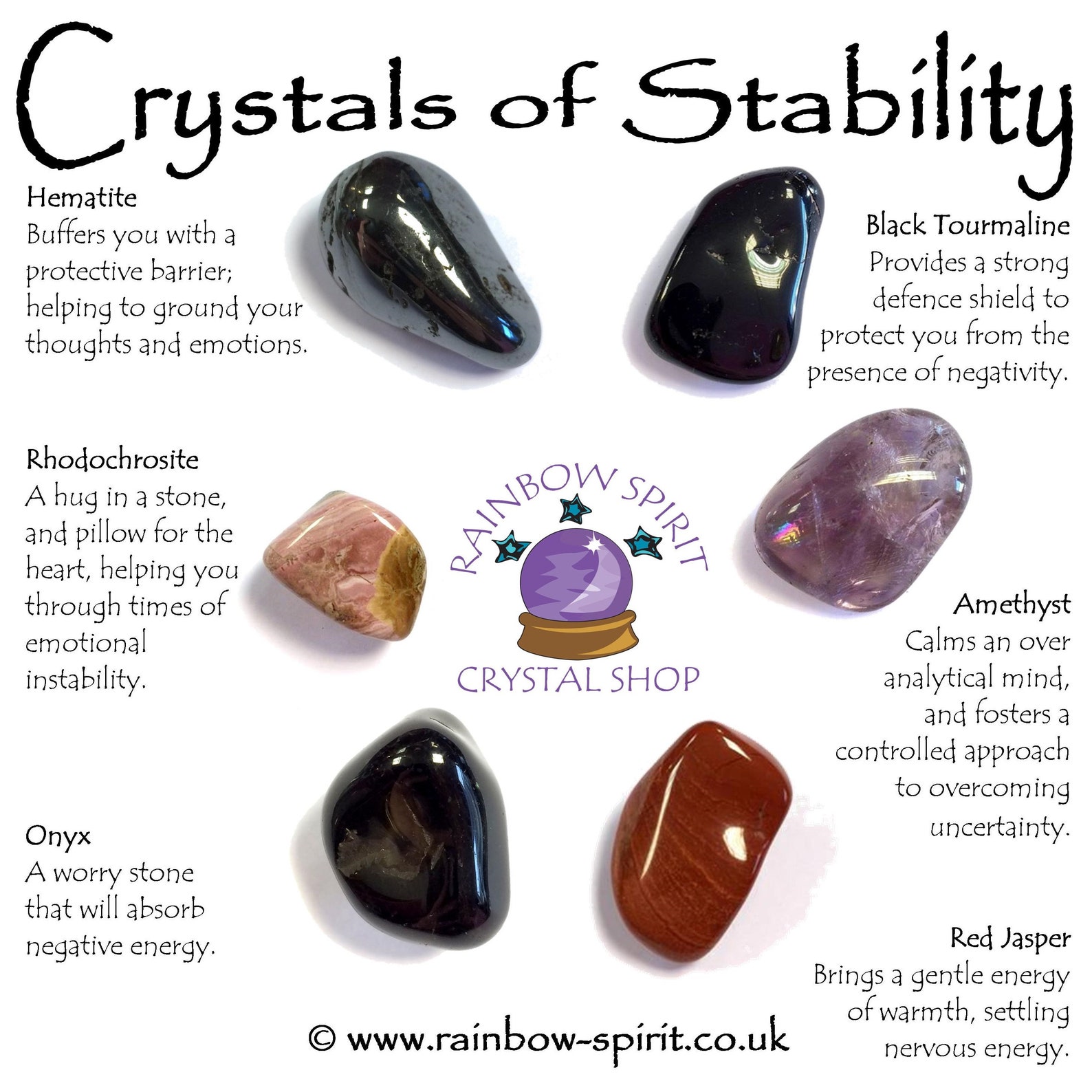 Crystal Set for Stability - Etsy