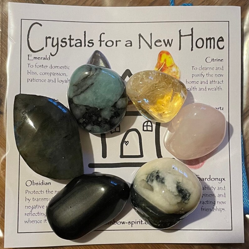 New Home Crystal Set | Etsy UK