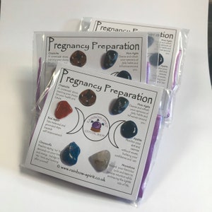 Pregnancy Preparation Crystals Set - Etsy