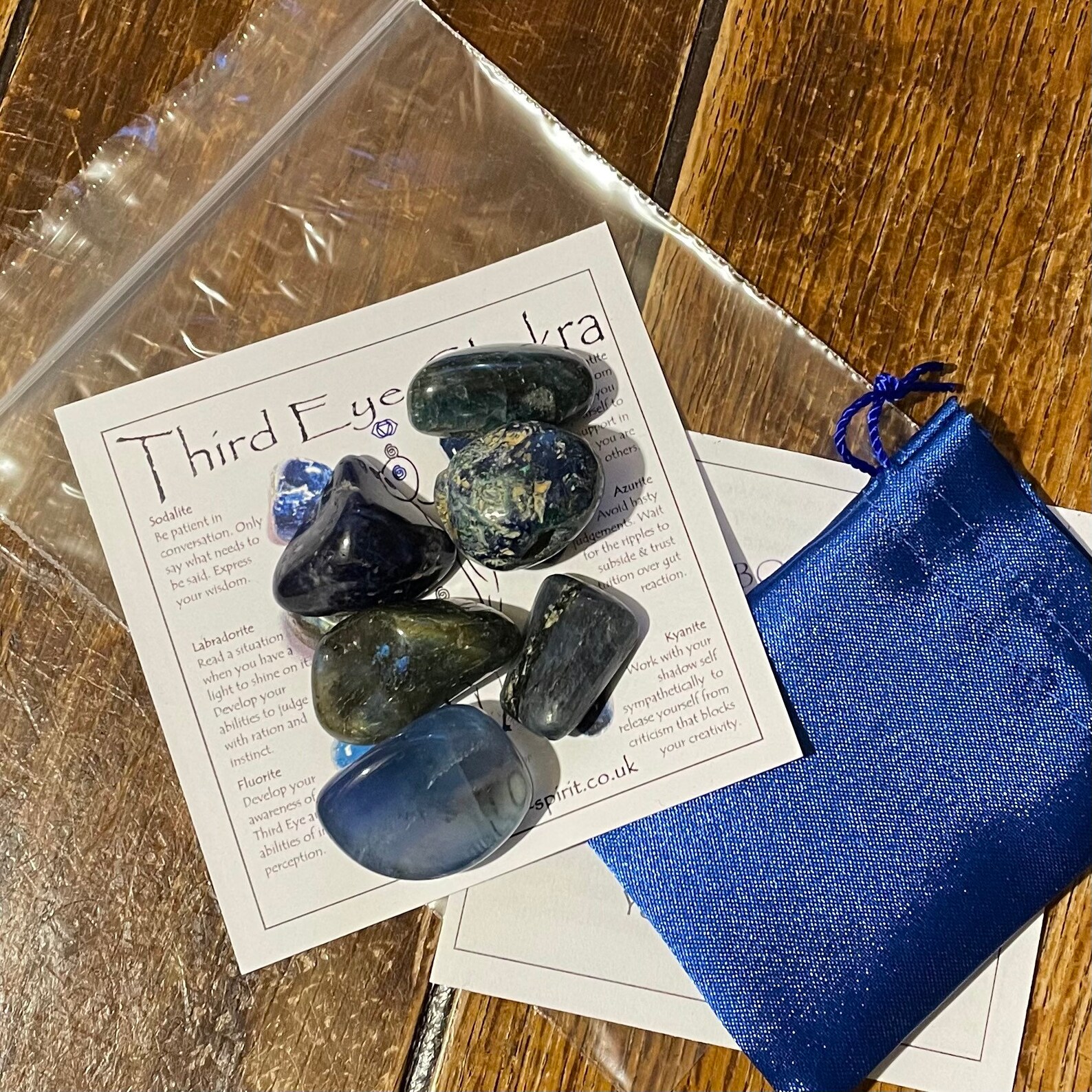 Third Eye Chakra Crystal Set | Etsy