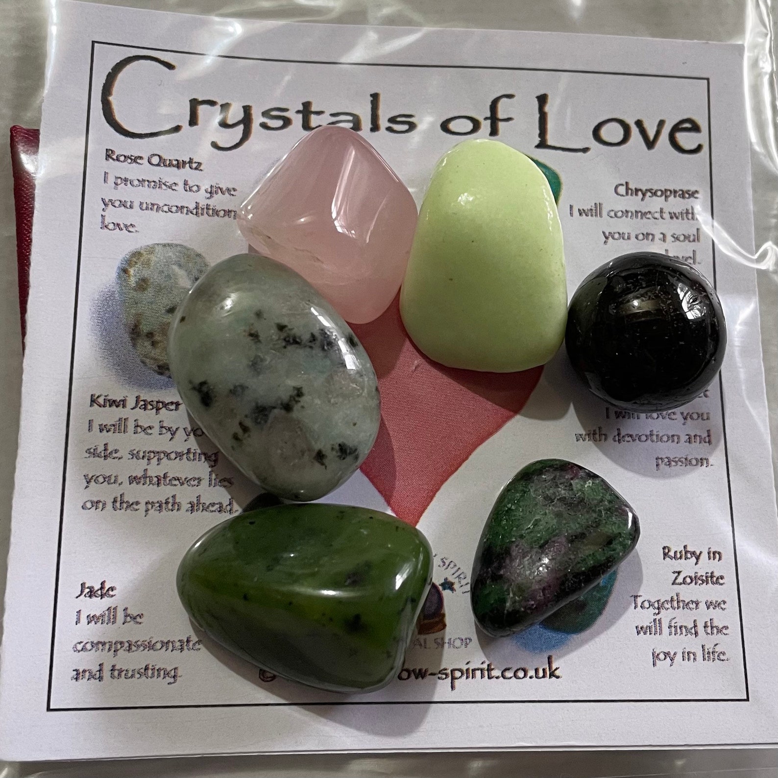 Crystals of Love Set Anniversary / Valentines - Etsy Australia