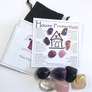 House Home Protection Crystal Set - Etsy