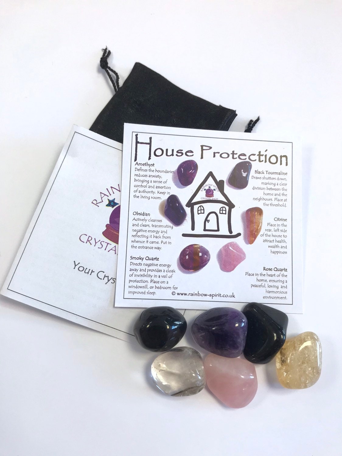 House Home Protection Crystal Set | Etsy