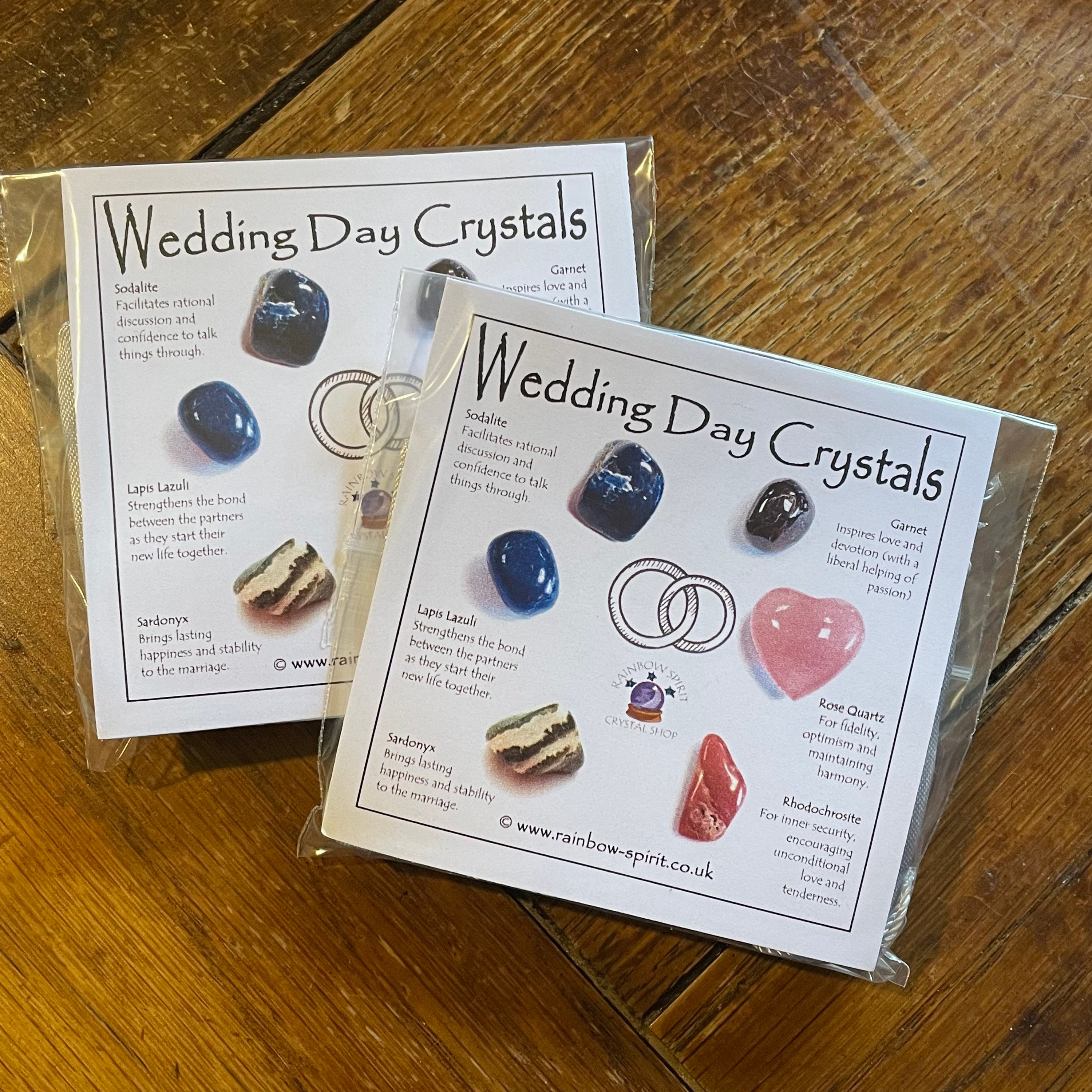 Wedding Day Crystal Set | Etsy