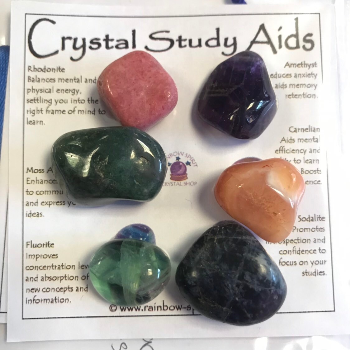 Crystal Set of Study Aids - Etsy Canada