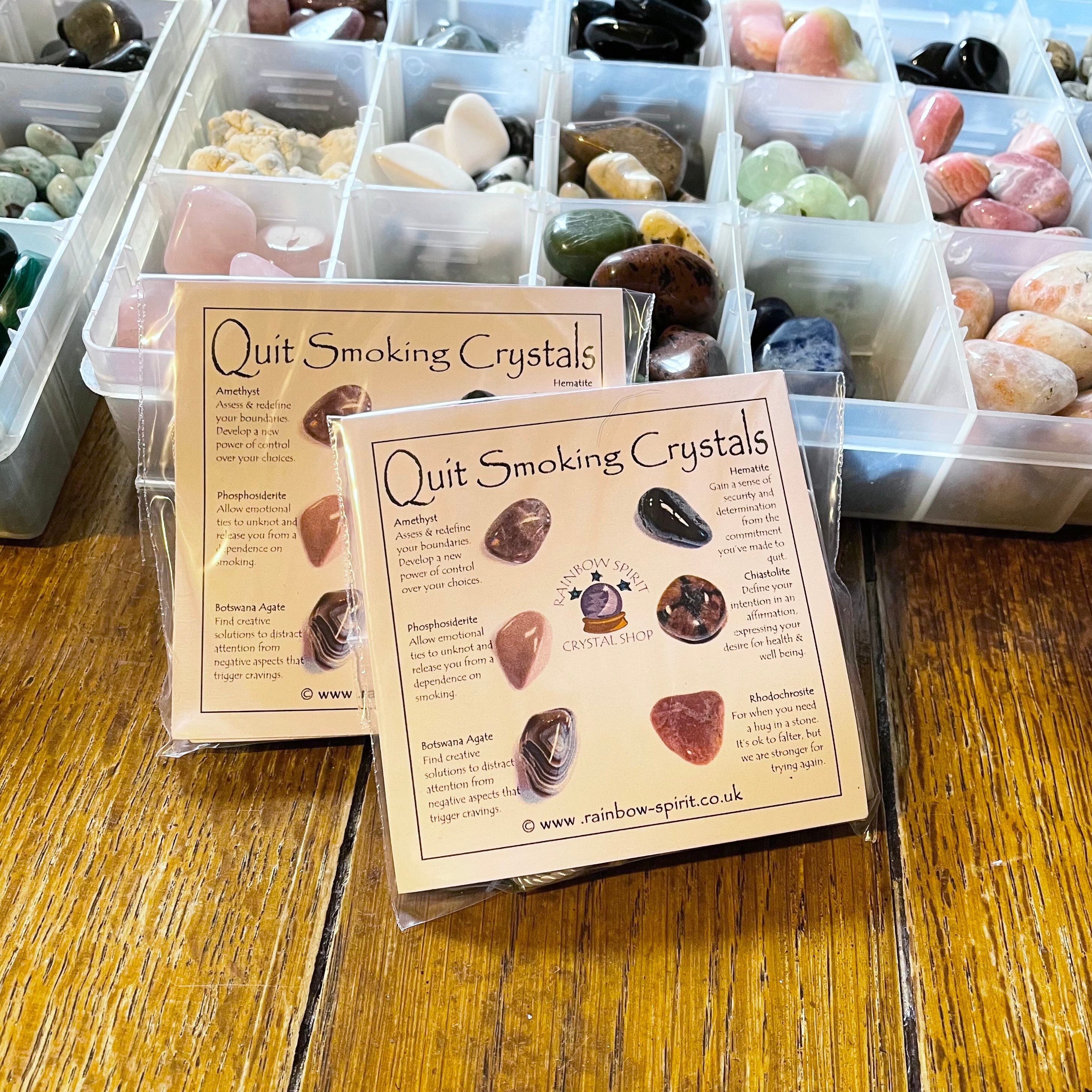 Quit Smoking Crystal Set - Etsy