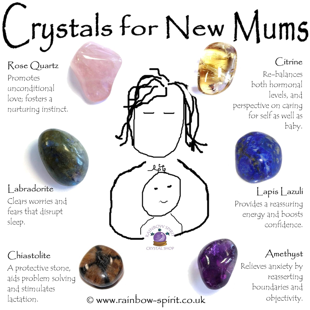 Crystal Set for New Mums - Etsy