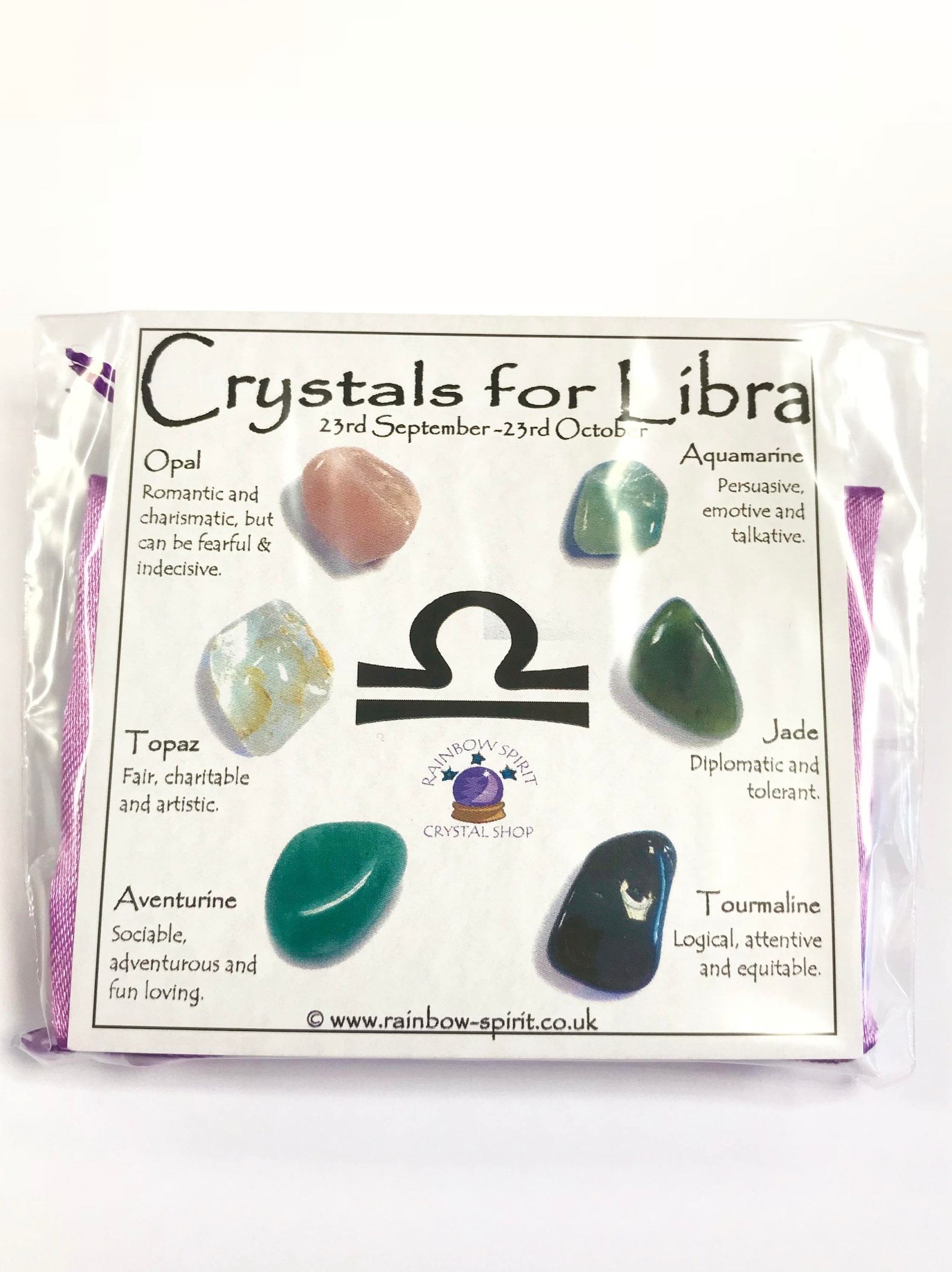 Libra Birthstones Crystal Set - Etsy Canada