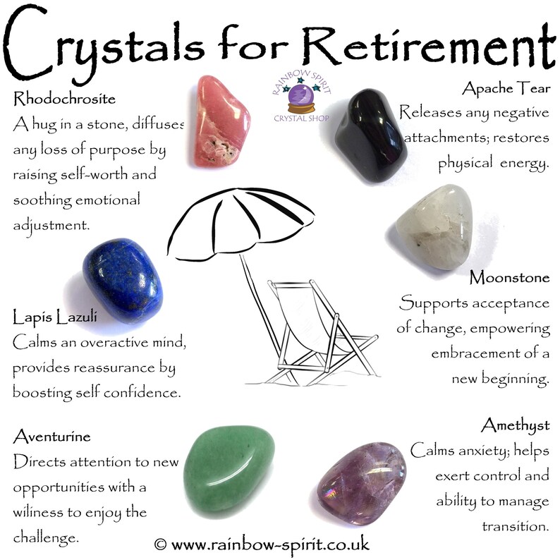 Crystals for Retirement | Etsy
