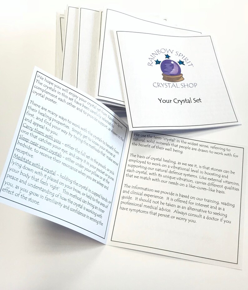 Osteoarthritis Crystal Support Set - Etsy