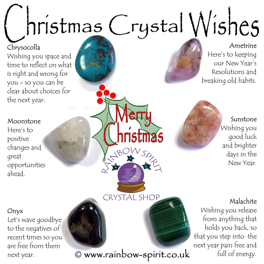 Christmas Crystal Set - Etsy