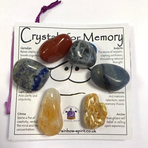 Crystal Set for Memory Support - Etsy
