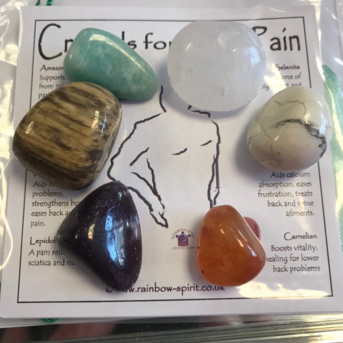 Crystal Set for Back Pain - Etsy UK