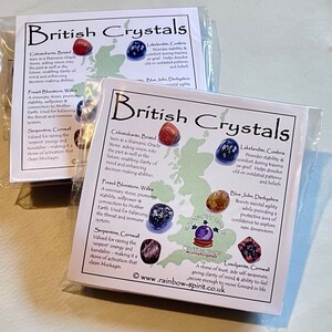 British Crystals Set of Stones From England, Wales & Cornwall - Etsy UK