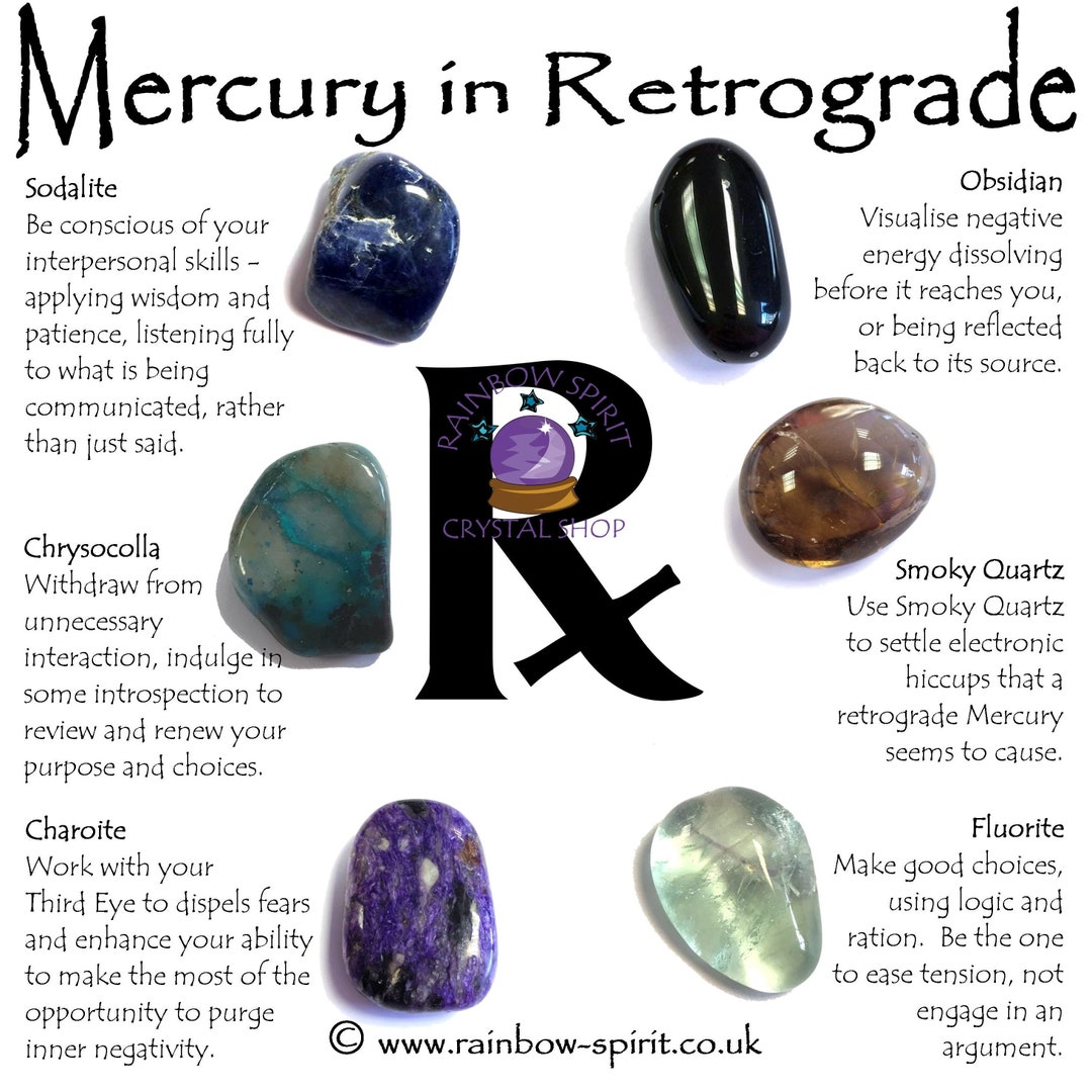 Mercury in Retrograde Crystal Set - Etsy
