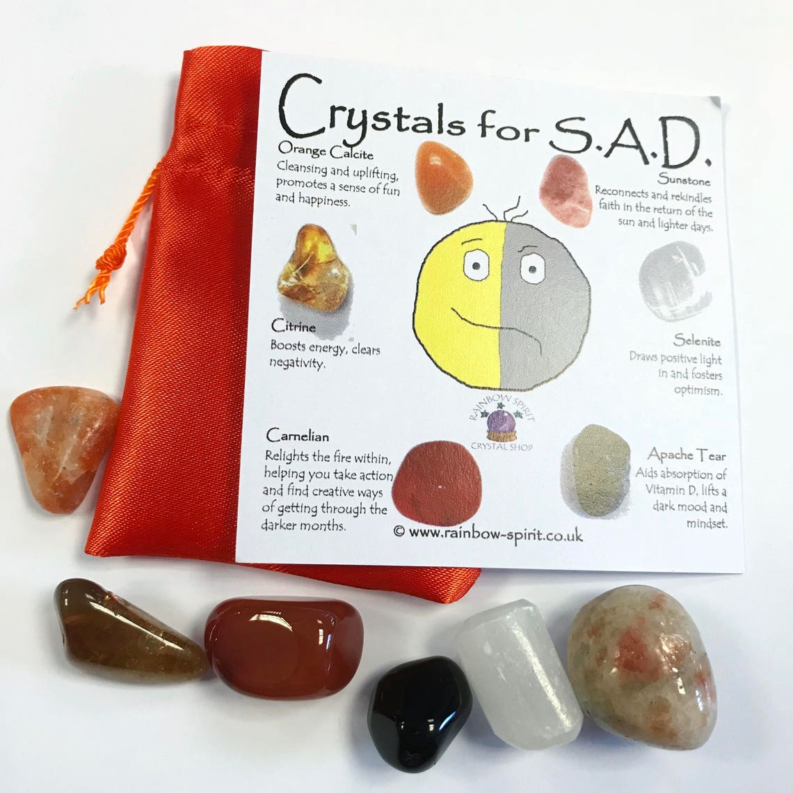 Crystal Set for Seasonal Affective Disorder SAD - Etsy