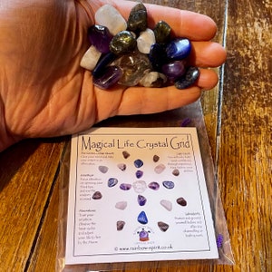 Magical Life Crystal Grid Set - Etsy