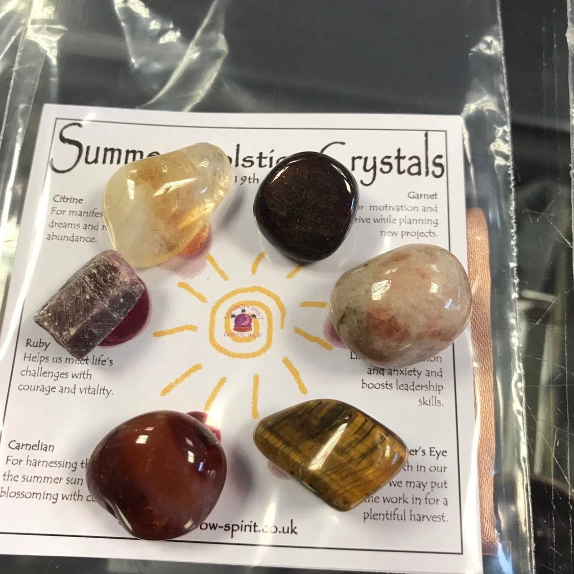 Summer Solstice Litha Crystal Set - Etsy UK