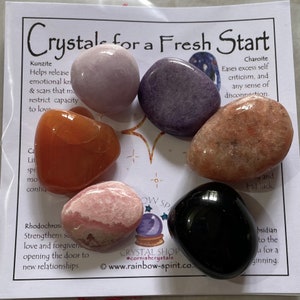 Crystals for a Fresh Start Set - Etsy