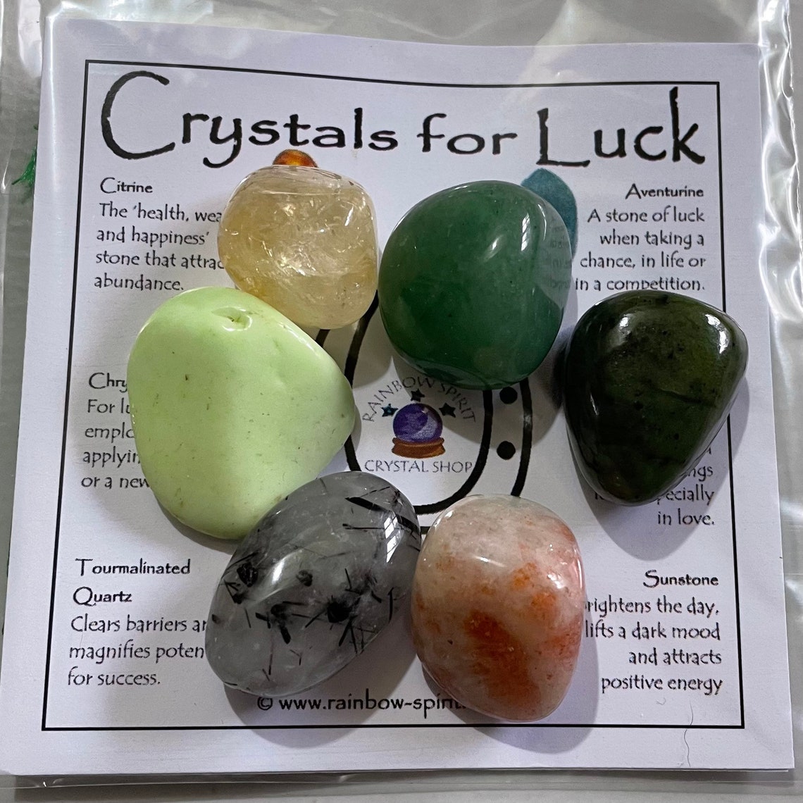 Crystals of Luck Set - Etsy UK