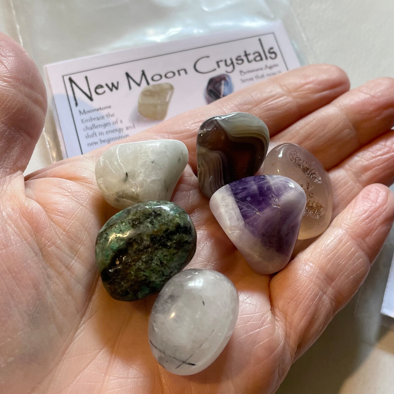 New Moon Crystal Set - Etsy