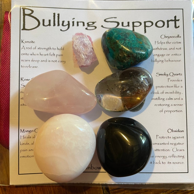 Bullying Support Crystal Set | Etsy