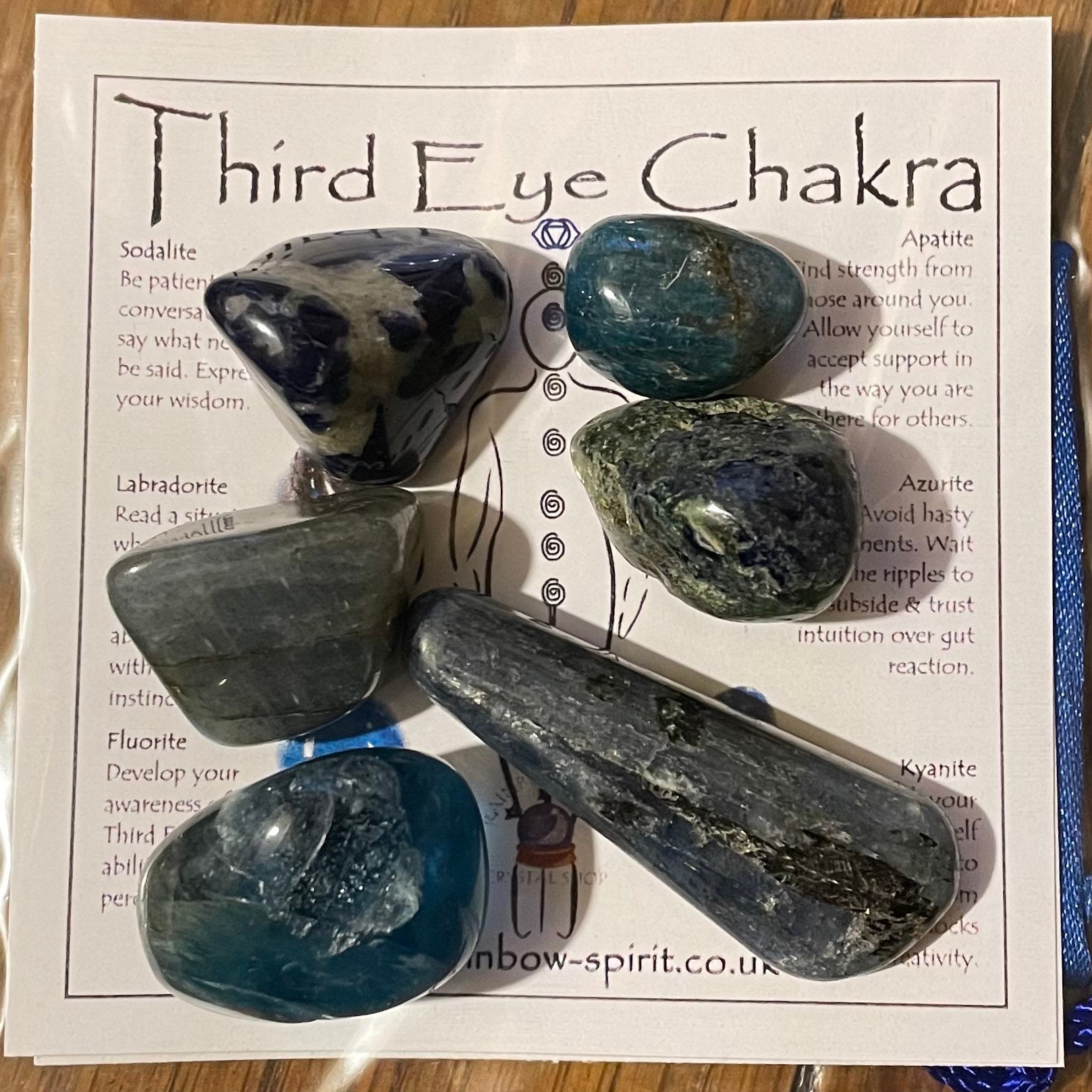 Third Eye Chakra Crystal Set - Etsy UK