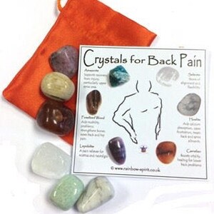 Crystal Set for Back Pain - Etsy