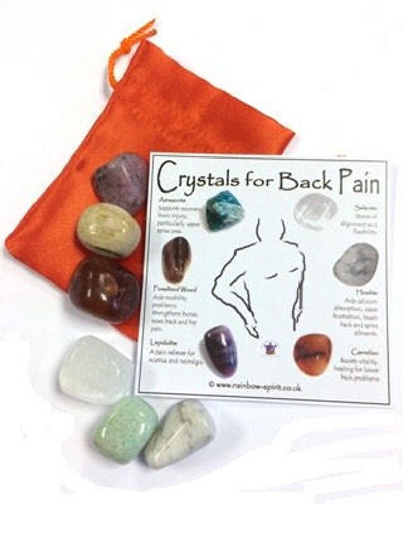 Crystal Set for Back Pain - Etsy
