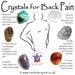 Crystal Set for Back Pain - Etsy