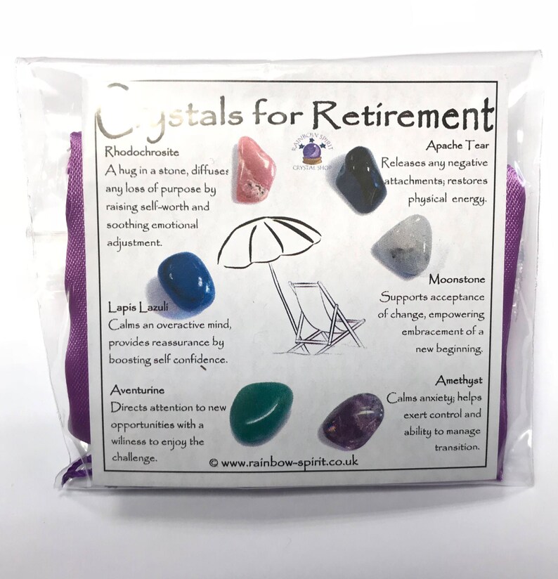 Crystals for Retirement | Etsy