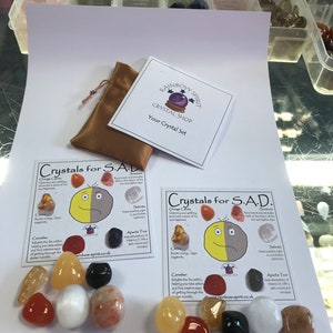 Crystal Set for Seasonal Affective Disorder SAD - Etsy