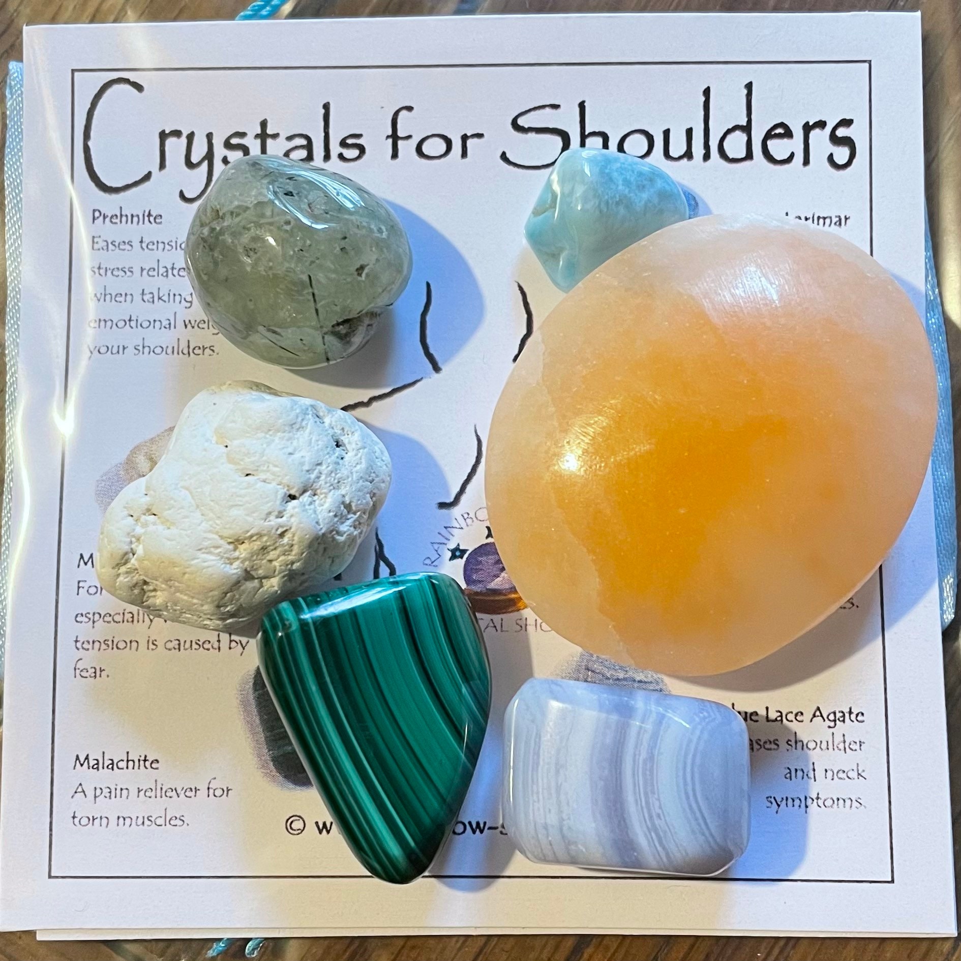 Crystals Set for Shoulder Pain | Etsy
