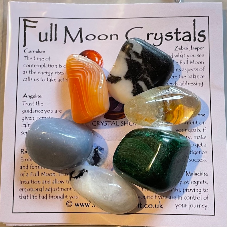 Full Moon Crystal Set - Etsy