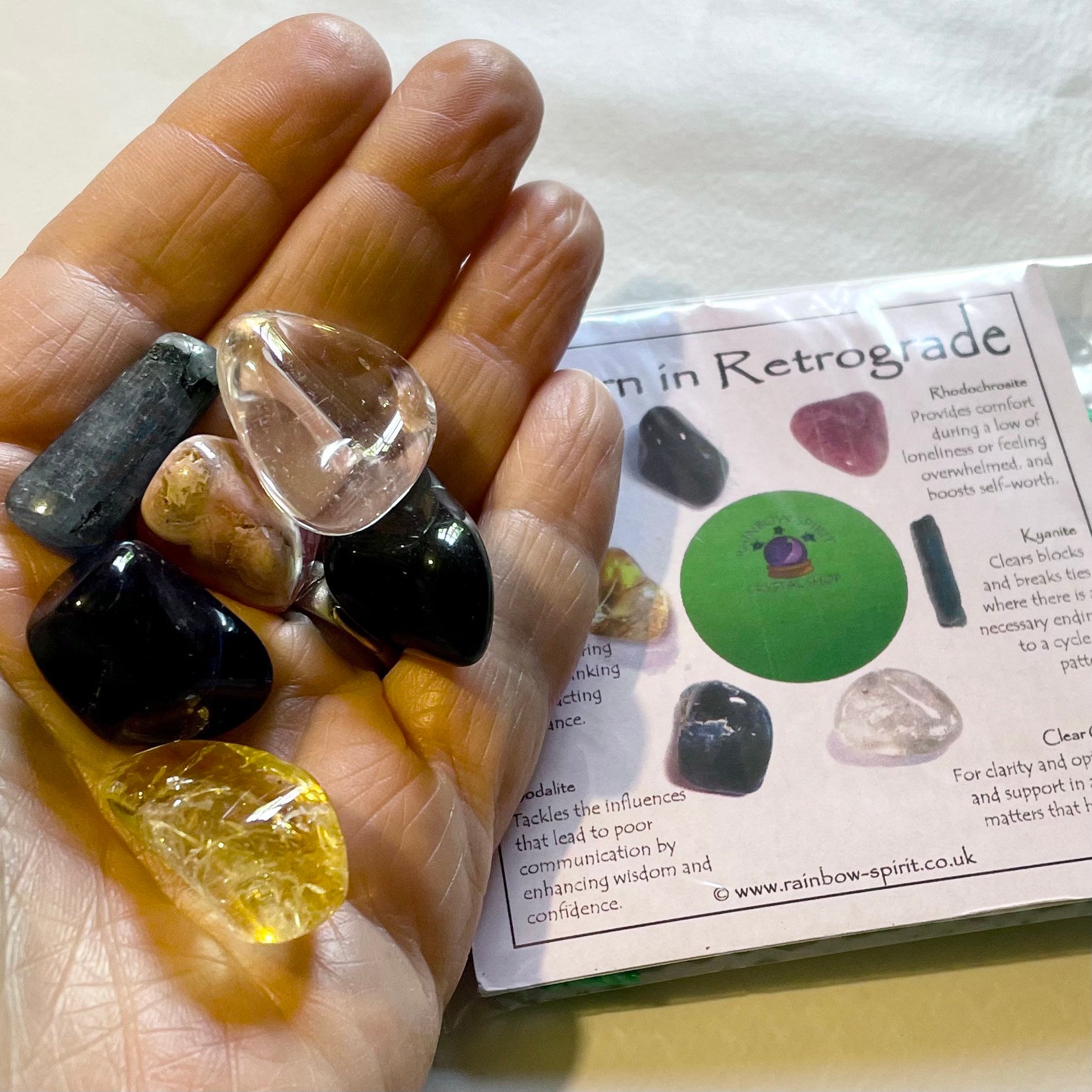 Saturn in Retrograde Crystal Set - Etsy