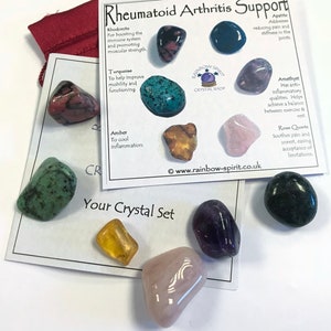 Rheumatoid Arthritis Crystal Support Set - Etsy