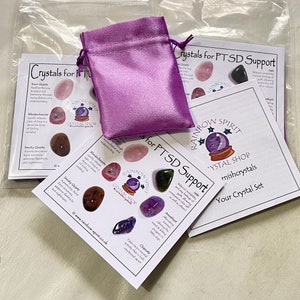 PTSD Support Crystal Set - Etsy